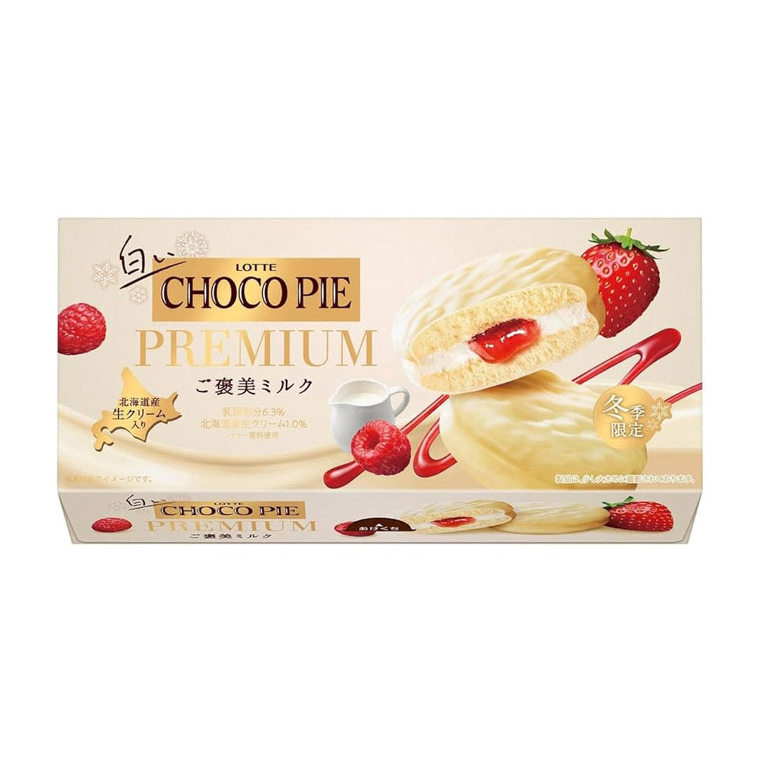 Lotte White Choco Pie Chocolate Pie Premium - Namichan.id