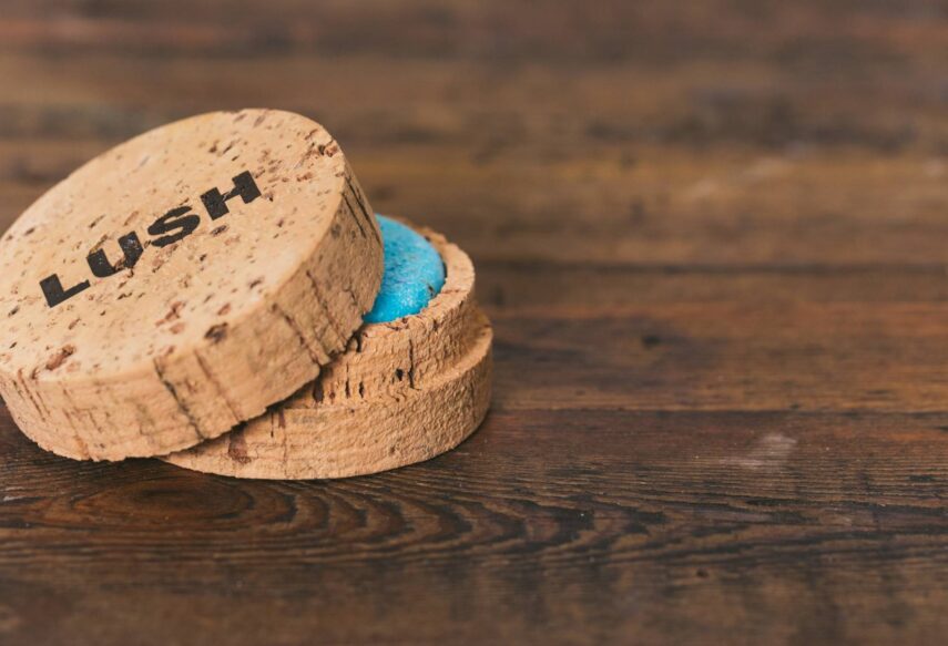 Lush - Cork Pot PRODUCT HOLDER 30g - Namichan.id